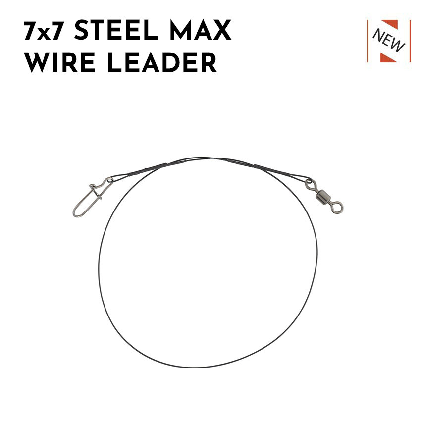 NEW - 7X7 STEEL MAX WIRE LEADER - SAKURA-Fishing
